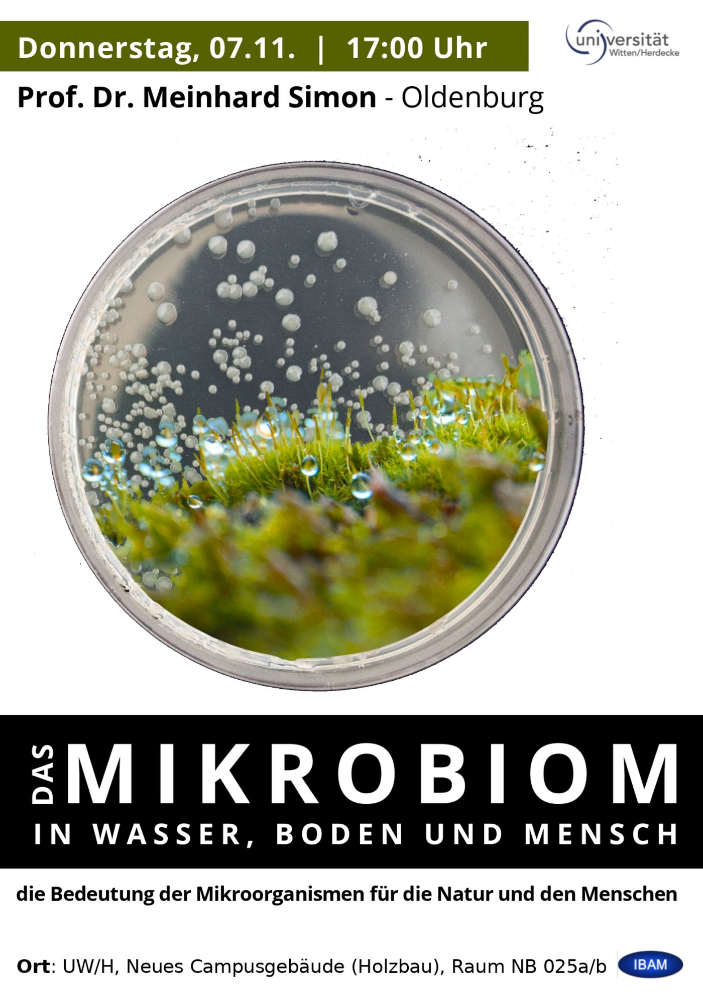 Das Mikrobiom in Wasser, Boden & Mensch - Die Bedeutung der ...